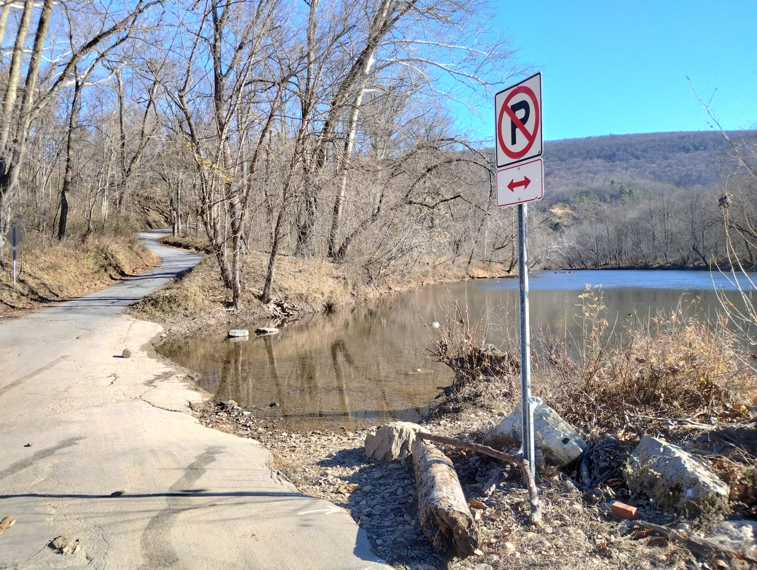 "No parking" signs at popular river access aim to help fire company ...