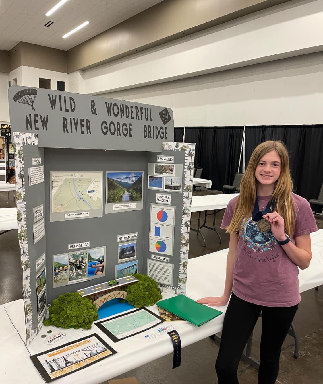 Close & Unger place at State Social Studies Fair - Morgan Messenger