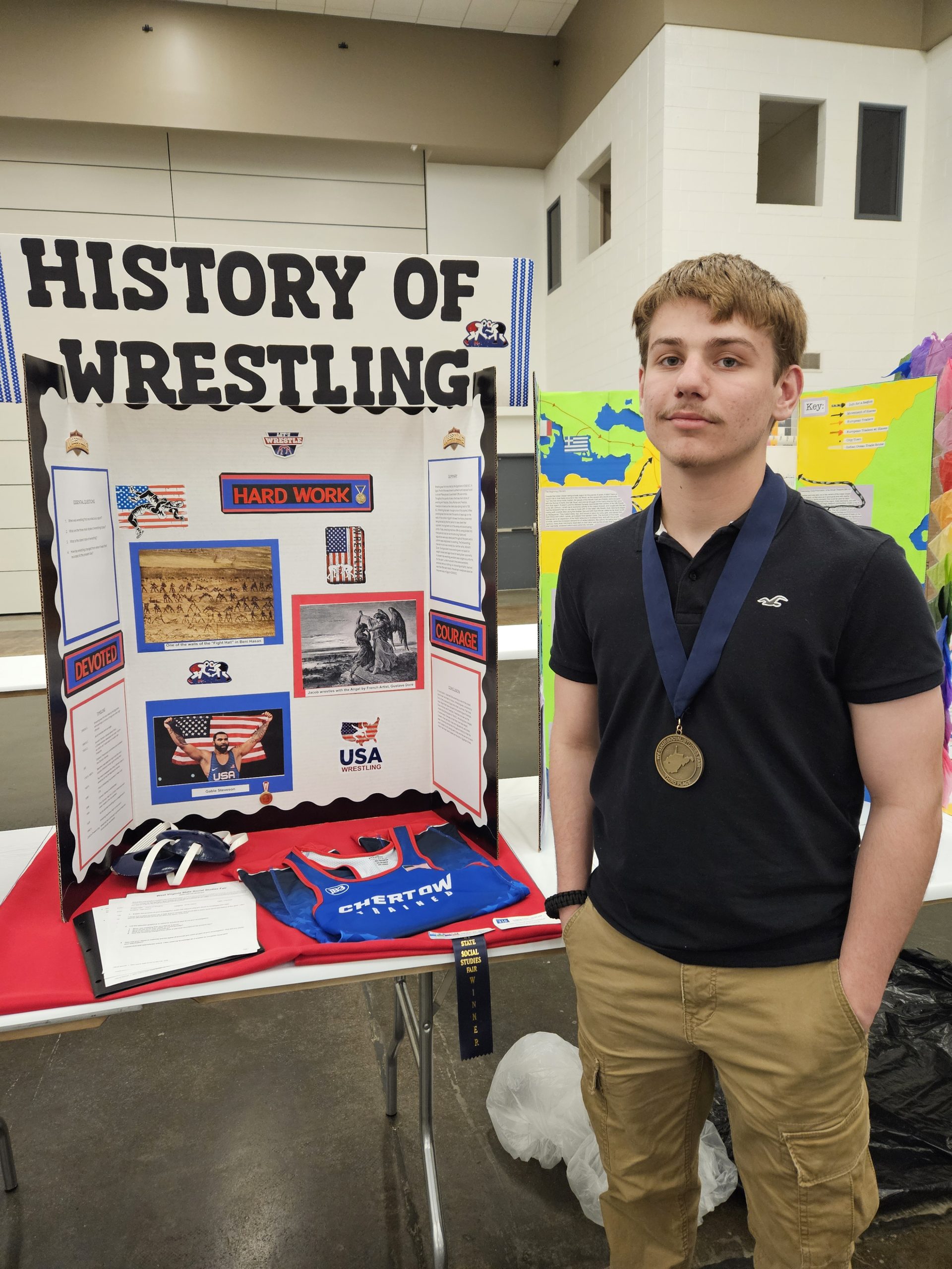 Close & Unger place at State Social Studies Fair - Morgan Messenger