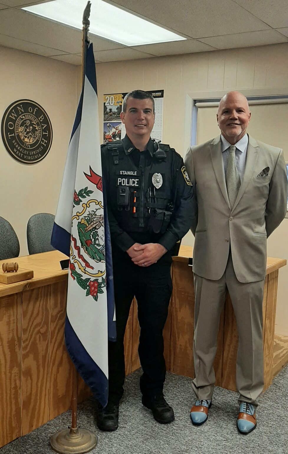 Town of Bath swears in new police officer - Morgan Messenger
